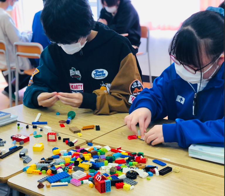 《桔梗が丘校》【クリエイティビティ】 LEGO de SDGs – 英心高等学校